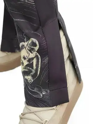 SPORTALM Graphic-print Side-slit Track Pants