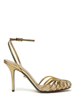 ALEVI MILANO Blake 95 Shine Cage Sandals