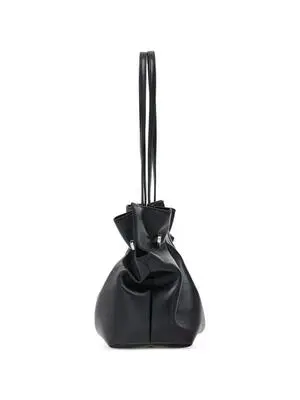 FERRAGAMO Soft Leather Shoulder Bag - Black