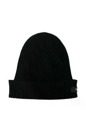 Undercover Ribbed-knit Beanie Hat - Black
