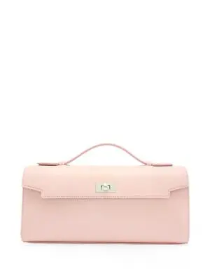 ANYA HINDMARCH Mortimer Leather Clutch Bag - Pink