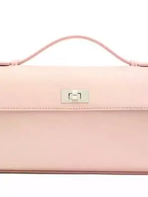 ANYA HINDMARCH Mortimer Leather Clutch Bag - Pink
