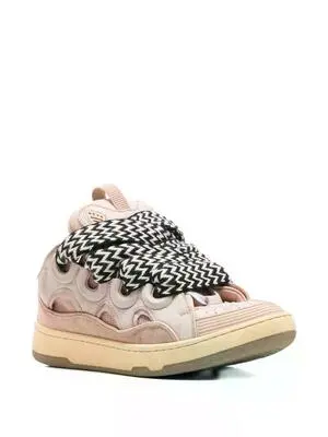 LANVIN Curb Printed Sneakers - Pink
