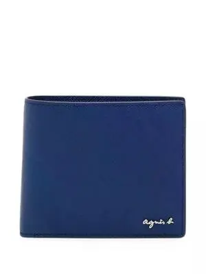AGNES B. Logo-plaque Leather Wallet