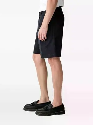 WACKO MARIA Pleated Logo-patch Shorts