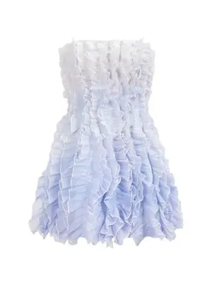 Aje Temperance Mini Dress - Light Blue