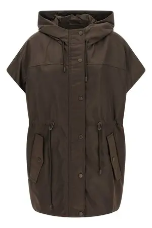 Max Mara Orgiano Padded Vest - Brown