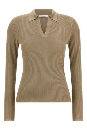 Max Mara Gergo Silk And Cashmere Sweater - Beige