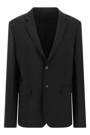 Fendi Kid Mohair And Virgin Wool Blazer