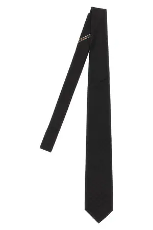 Gucci GUCCI Fedra Silk Neck Tie Black