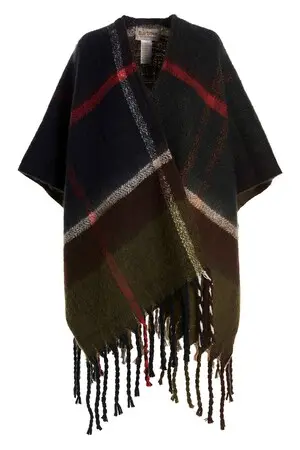 Barbour Isla Boucle Serape' Cape - Multi