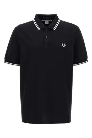 Comme Des Garçons Polo X Fred Perry - White/black
