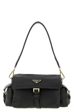 Prada Explore Medium Shoulder Bag - Black