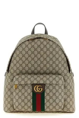 Gucci Ophidia Medium Backpack - Beige
