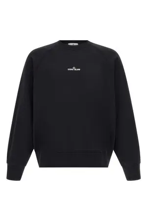 Stone Island Print Sweatshirt - Black