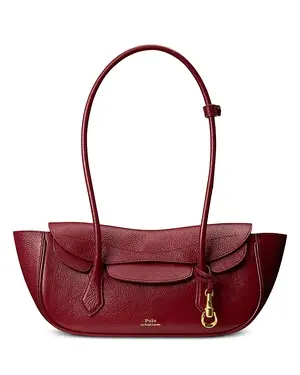 Polo Ralph Lauren Small Leather Shoulder Bag - Pink