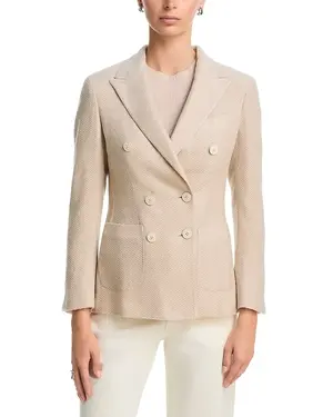 Eleventy Cashmere Double Breasted Jacket