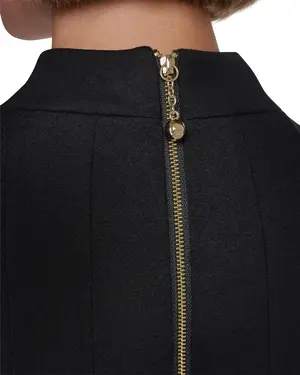 Sonia Rykiel Paris Domino Embellished Collar Long Sleeve Dress