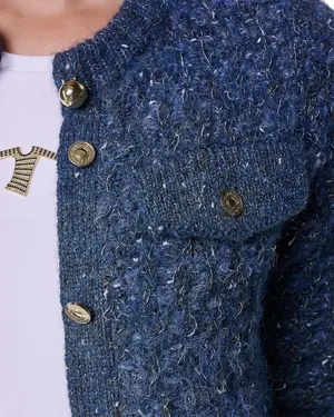 Sonia Rykiel Paris Sweater Denim Jacket