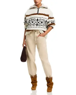 Isabel Marant Étoile Oriane High Rise Tapered Jeans