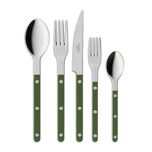 Sabre Paris Bistrot 5 Piece Flatware Set - Green