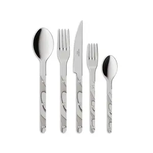 Sabre Paris Bistrot Dune 5 Piece Flatware Set - Dune Ivory