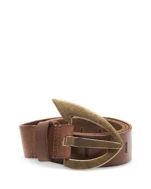 Free People Free People We The Free Noa Leather Belt Cognac