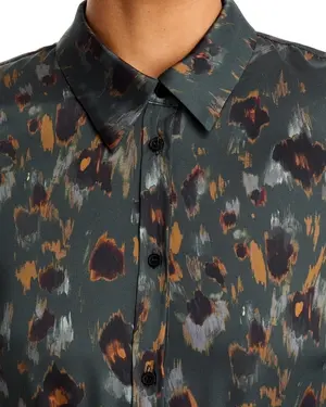 EMME Printed Twill Shirtdress
