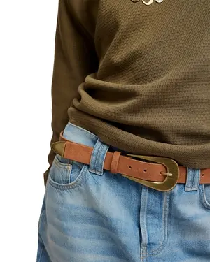 Free People Cannon Suede Belt