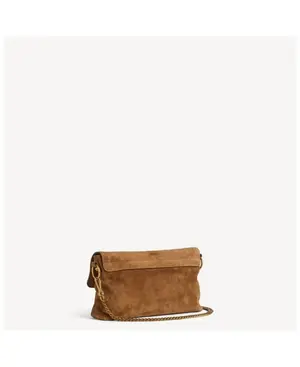 Balenciaga Le City Clutch With Chain - Camel
