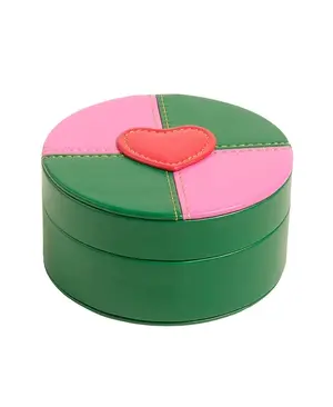 ZSA ZSA ZSU Meilin Jewelry Box, 5 X 5 - Green