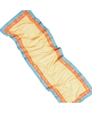 ZSA ZSA ZSU Nilufer Digital Printed Tassel Cotton Runner, 19x70