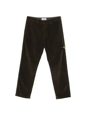 Stone Island Cotton Corduroy Trousers - Grey