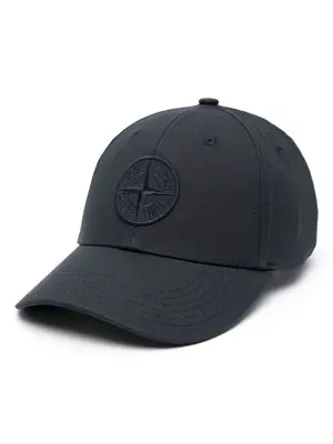 Stone Island Cotton Baseball Cap - Blue