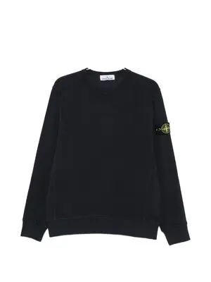 Stone Island Cotton Crewneck Sweatshirt - Blue