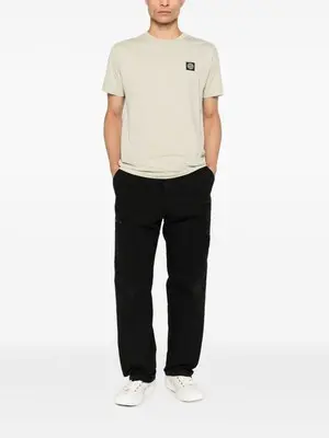 Stone Island Cotton Cargo Trousers