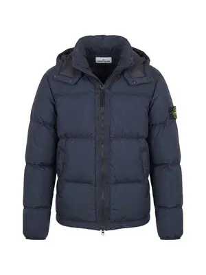 Stone Island Cordura Ripstop Matt Down Jacket - Blue