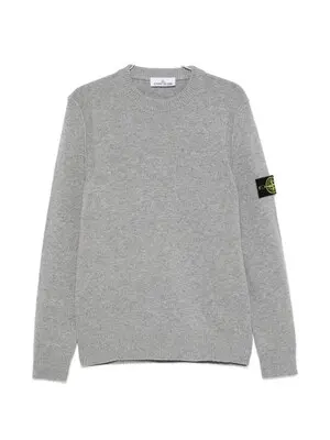Stone Island Wool Sweater - Grey