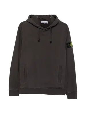 Stone Island Cotton Hoodie - Grey