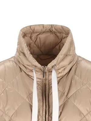 Max Mara Quilted Down Vest - Beige