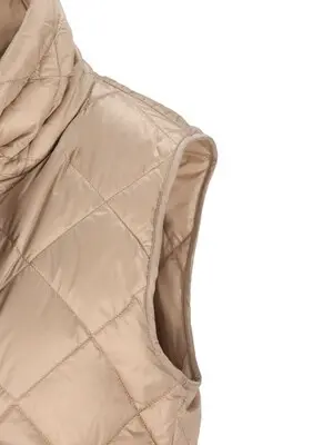 Max Mara Quilted Down Vest - Beige