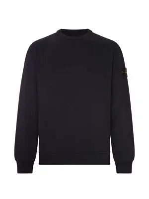 Stone Island Logo Sweatshirt - Black