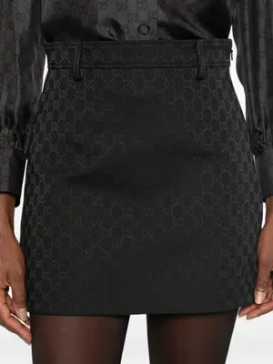 Gucci Gg Cotton Mini Skirt