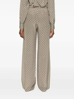 Gucci Gg Silk Trousers