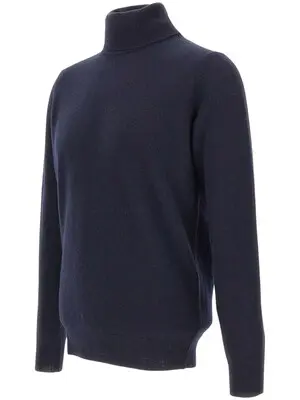 KANGRA Ribbed Turtleneck Knitted Sweater