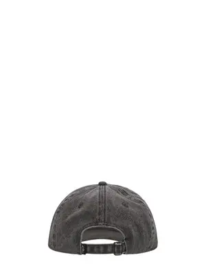 LES DEUX Collage Washed Soft Baseball Cap - Black