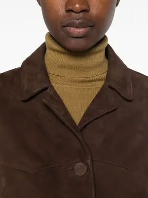Tory Burch Leather Blazer Jacket