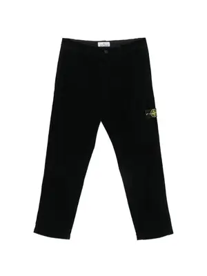Stone Island Cotton Corduroy Trousers - Black