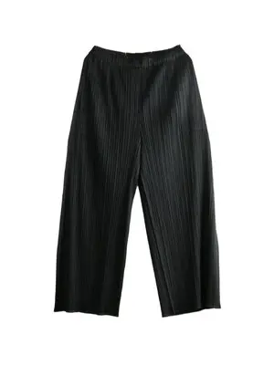Issey Miyake Pleated Wide-leg Trousers