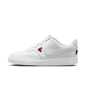 Nike Court Vision Low Se "stitched Floral" Sneakers - White